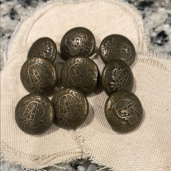 Other | Vintage Brass Buttons Set | Poshmark